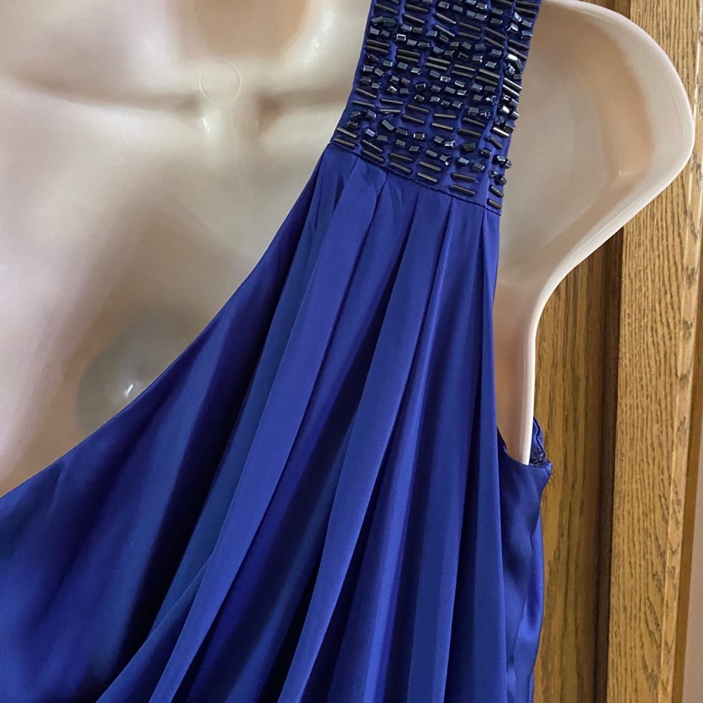 Cache Blue Greek Goddess Tunic/Mini Dress Size 12 Fit… - Gem